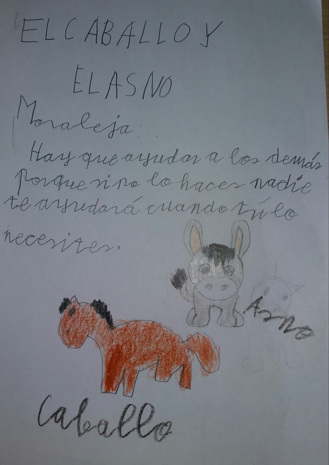 PRIMERO DE PRIMARIA: FÁBULAS