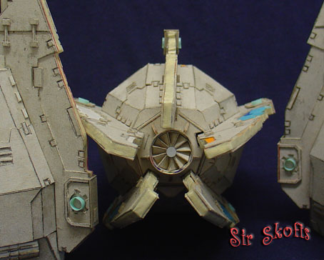 Sir Skofis's Workshop: Cardboard Space Marine Drop Pods (scratch building)
