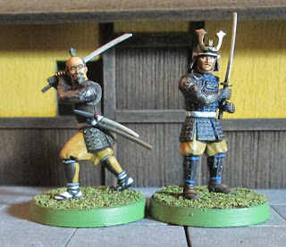 In space no one can hear you paint: Some painted Wargames Factory samurai