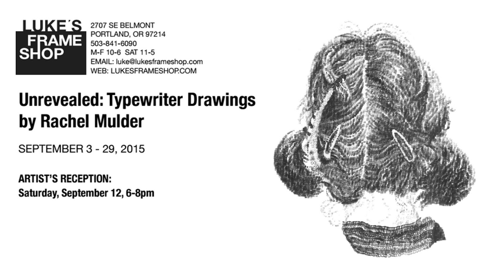 Rachel Mulder: Upcoming Exhibition: Unrevealed at Luke's Frame Shop