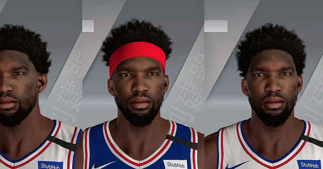 NBA 2K20 Joel Embiid Cyberface - Shuajota: NBA 2K24 Mods, Rosters ...