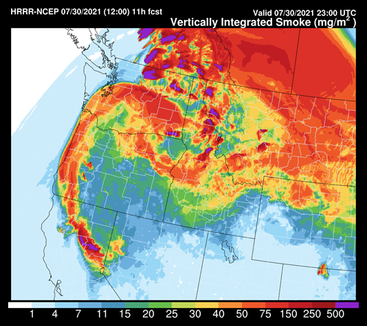 Washington Smoke Information: Western WA outlook: Some smoke upstairs ...