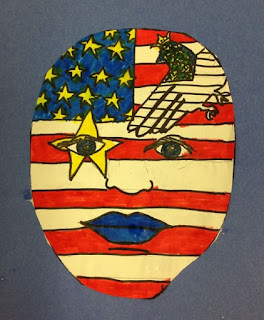 Tales from the Traveling Art Teacher!: Masks with 5th Grade