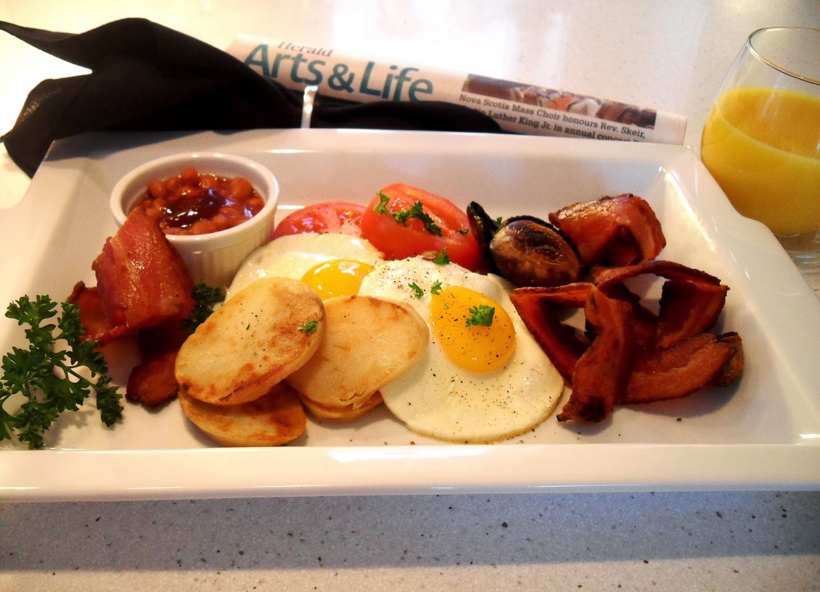 The Wellshire Bed and Breakfast: Our Breakfast Menu