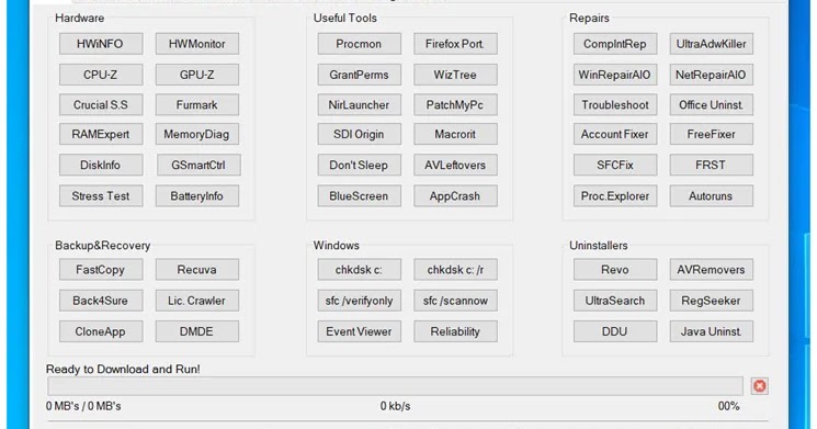 Windows Repair Toolbox : Δωρεάν λογισμικό για τη διάγνωση και επίλυση ...