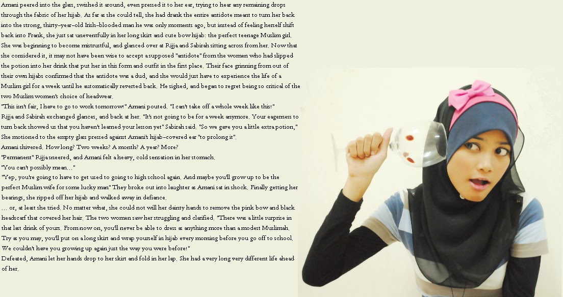 Transracial and Cross-Cultural TG: (Phone) Muslim TG Captions