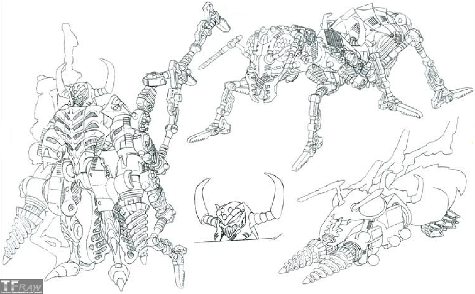 Beast Wars Character Designs