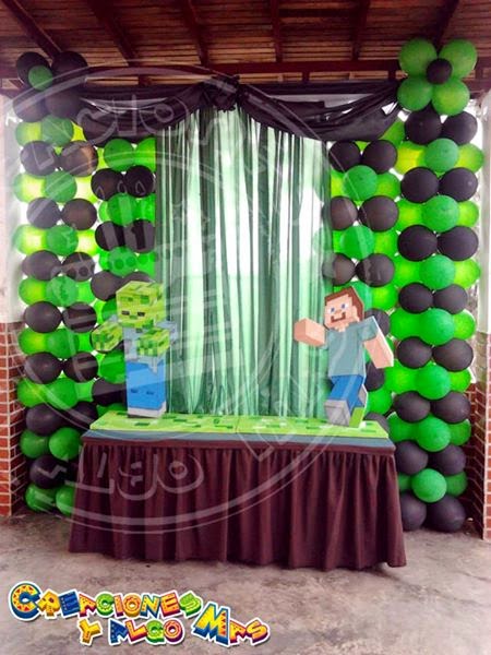 FIESTA MINECRAFT - PARTY MINECRAFT - Creaciones y Algo Mas
