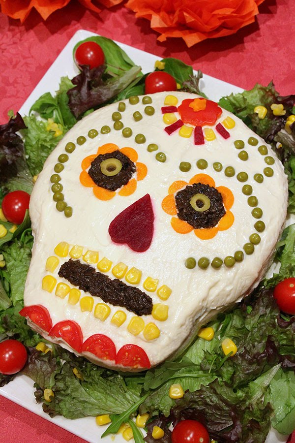 Mardefiesta: Pastel Catrina salado