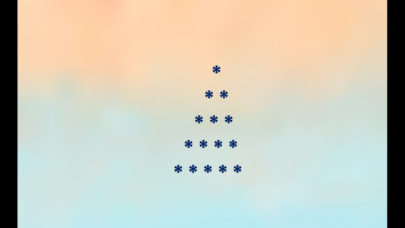 Pyramid Star Pattern In C Language Cprograms