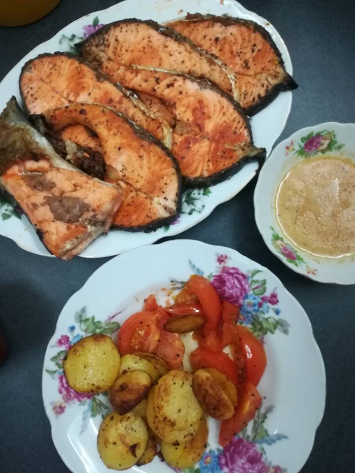 GRILLED SALMON DALAM PINGGAN LEGEND