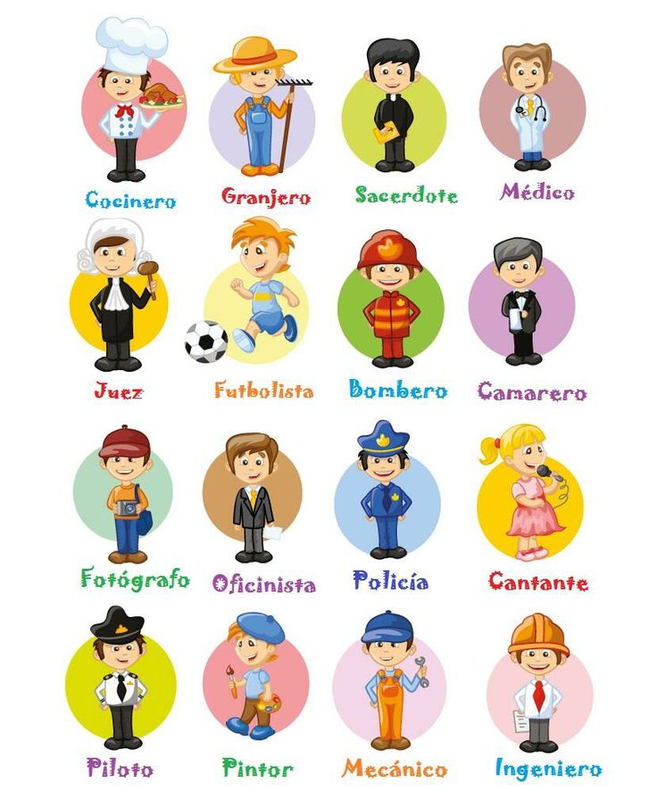 EL BLOG DE 1º y 2º DE CHUS: Los niños Aprendemos Las profesiones de ...