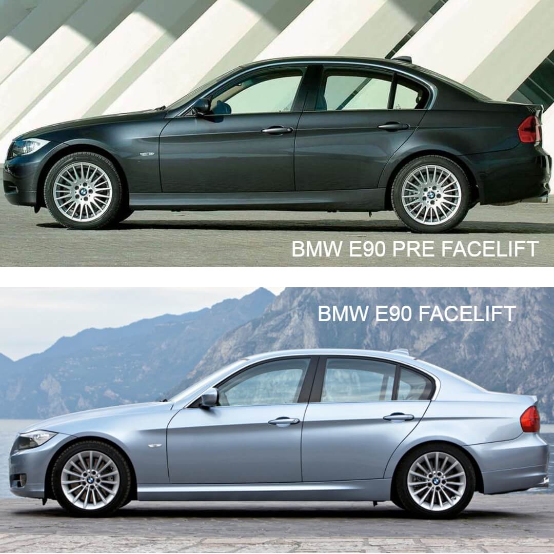 BMW E90 PRE-FACELIFT VS. FACELIFT