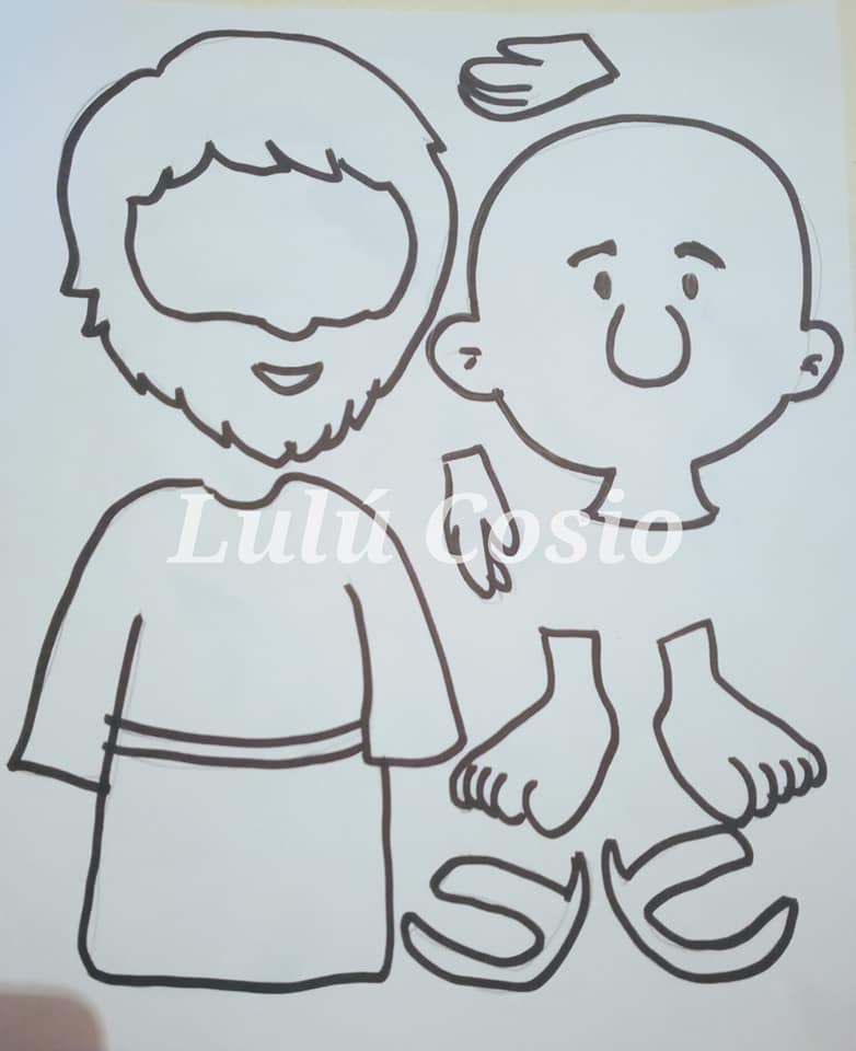 Eu Amo Artesanato: Bonecos Discípulos de Jesus para História Bíblia em ...