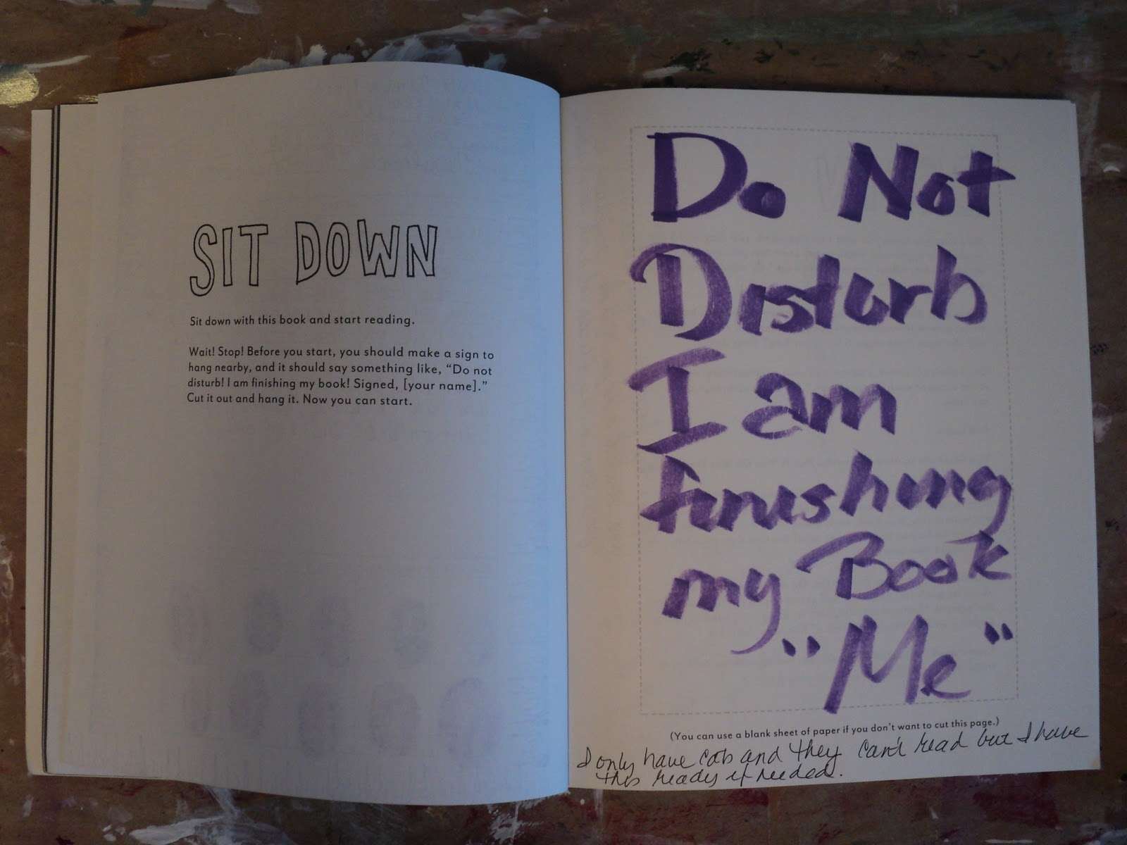 NM Creatrix: Finish this Book by Keri Smith