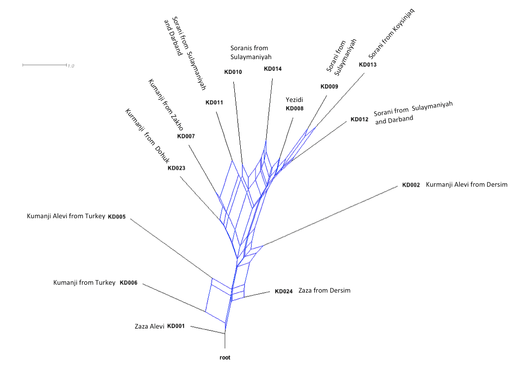 KurdishDNA: Whole Genome Analysis of Kurds (930K SNPs) Part 1