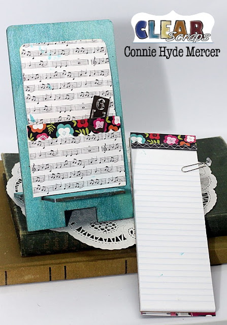 crafty goodies: Clear Scraps Hearts Wood Phone Stand~so cool!