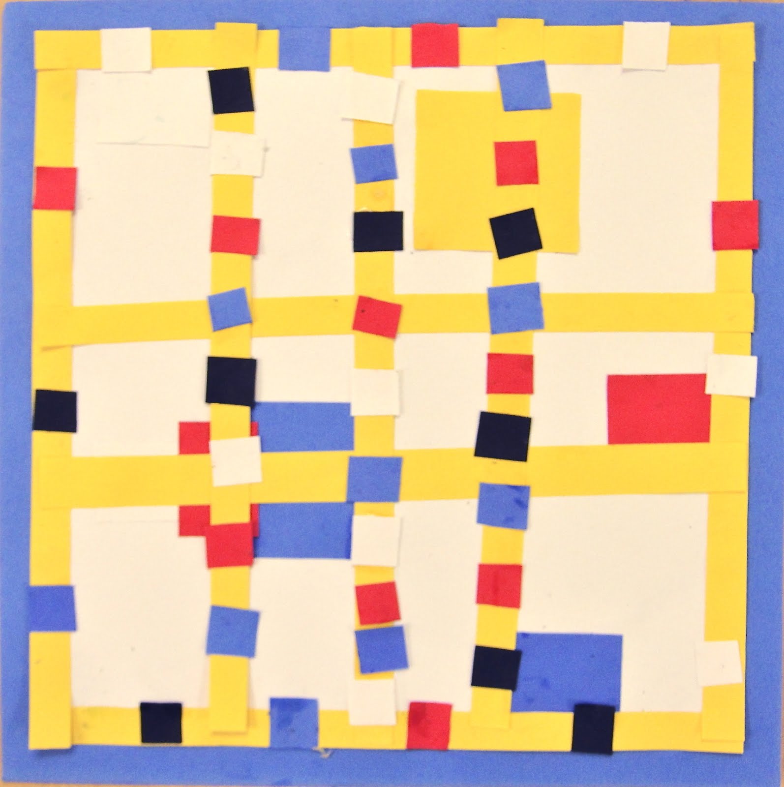 RL Arts: Piet Mondrian Collages