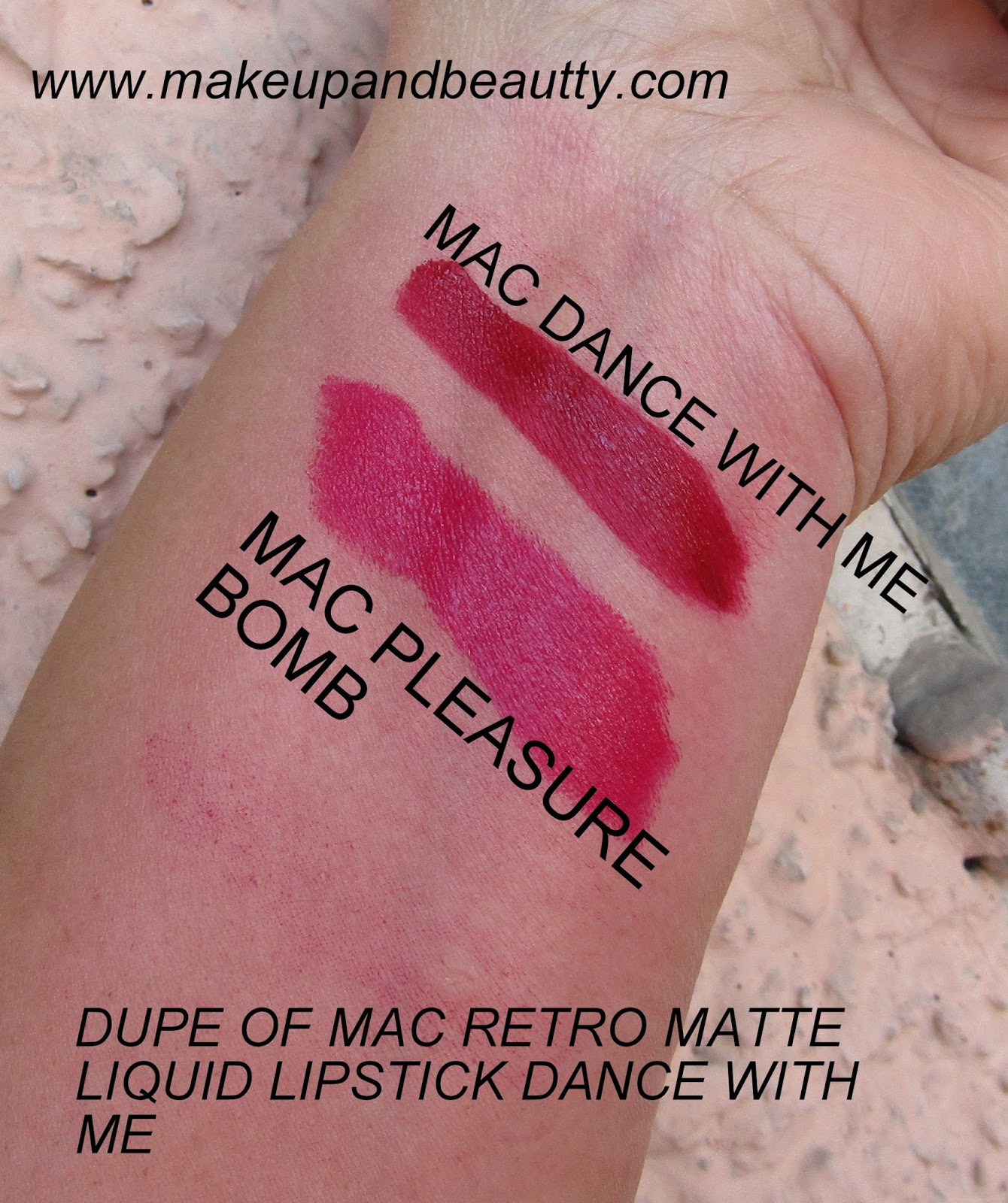 Makeup and beauty !!!: Review & swatches of Mac retro matte liquid ...