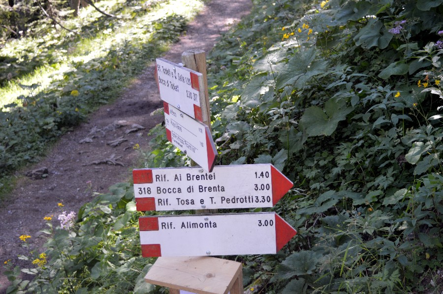 Rifugio Brentei: come arrivare dal centro di Madonna di Campiglio ...