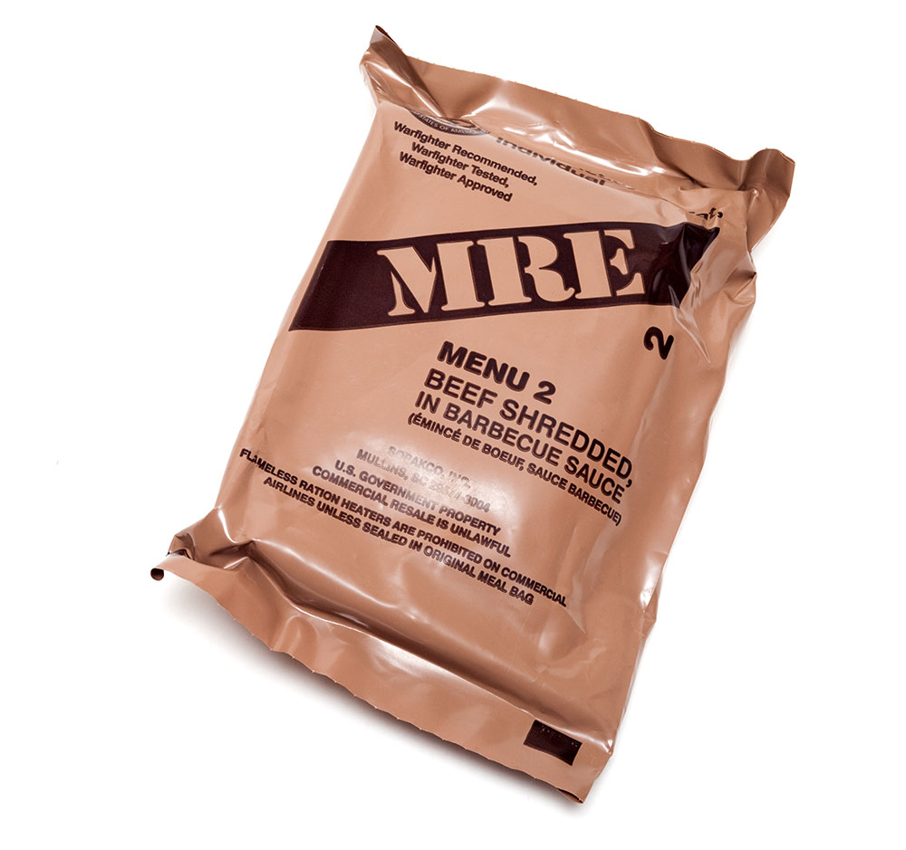 Women and Dreams: MRE Menu 2: Beef Shredded in Barbecue Sauce