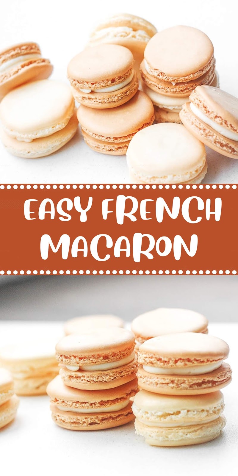 Easy French Macaron With Vanilla Buttercream Filling