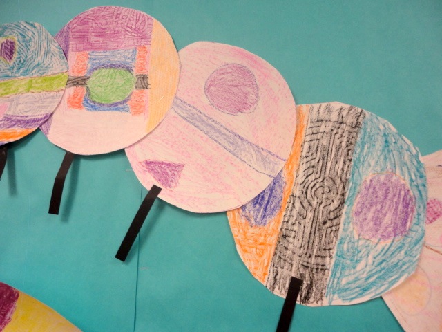 Thomas Elementary Art: 1st Grade Texture Caterpillars