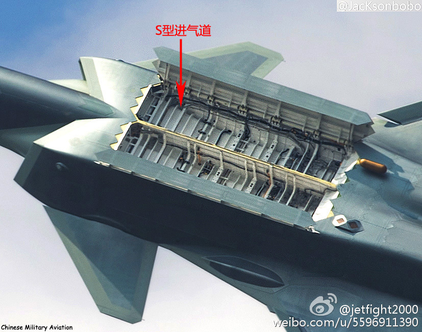 Asian Defence News: PLAAF J-20 internal weapon bays