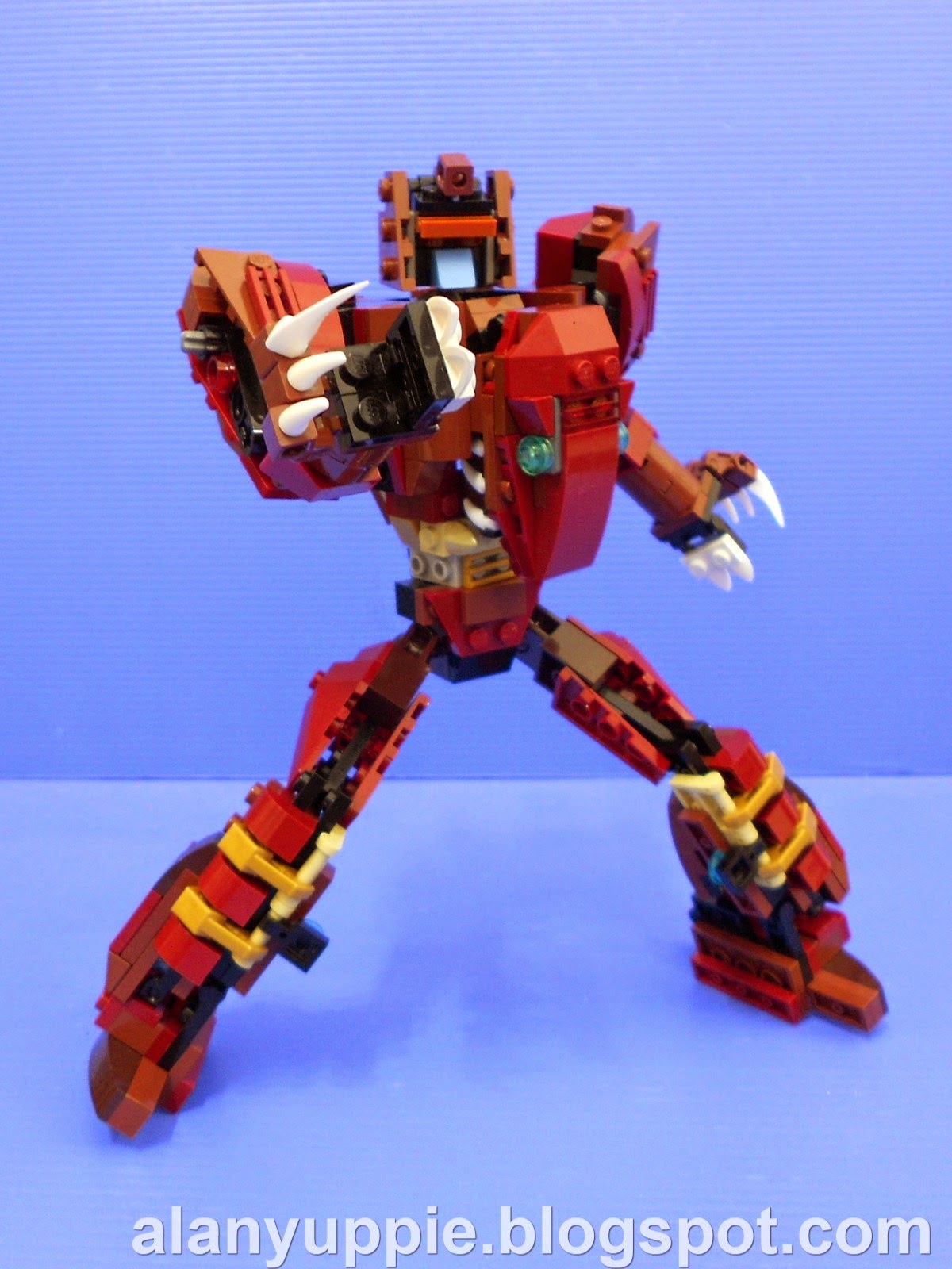 Alanyuppie's LEGO Transformers: LEGO Beast Wars Dinobot Part 2: Robot mode