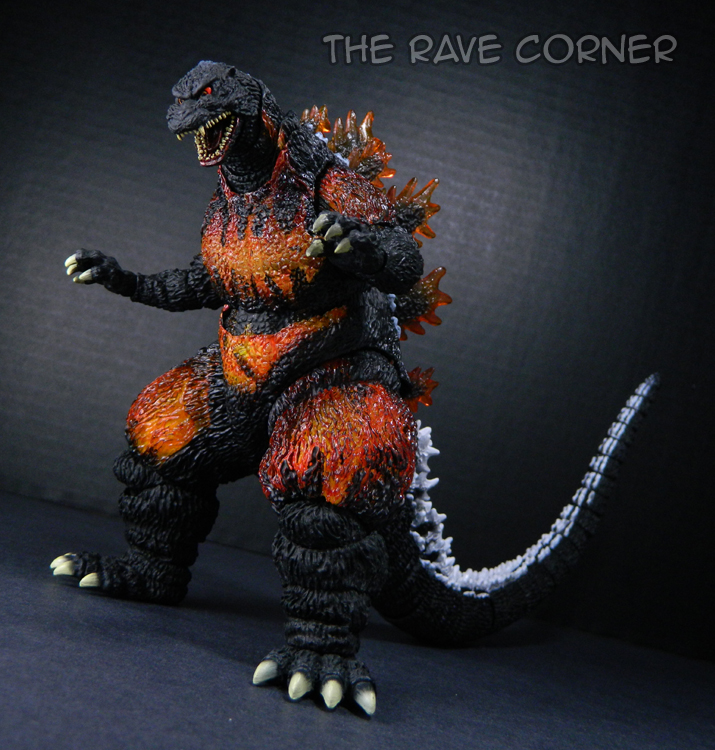 The Rave Corner: S.H. MonsterArts Godzilla 1995 (Burning Godzilla ...