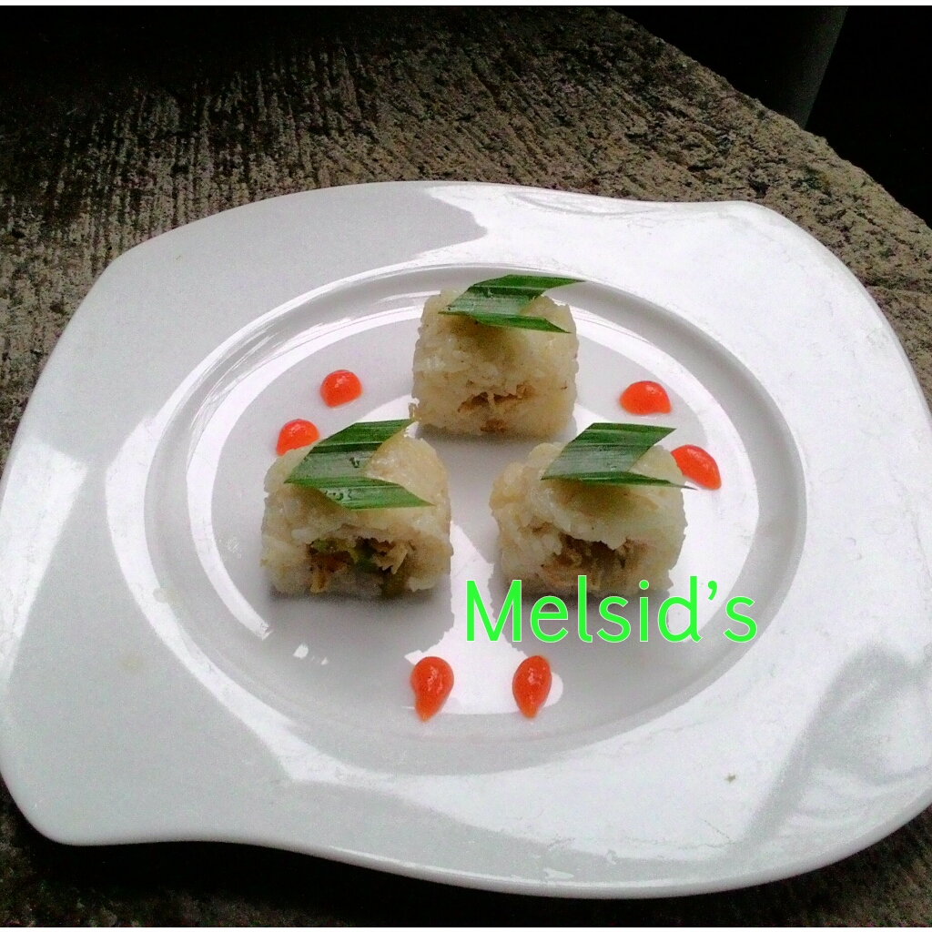 Melanie's diary: Lemper Ketan isi ragut ayam