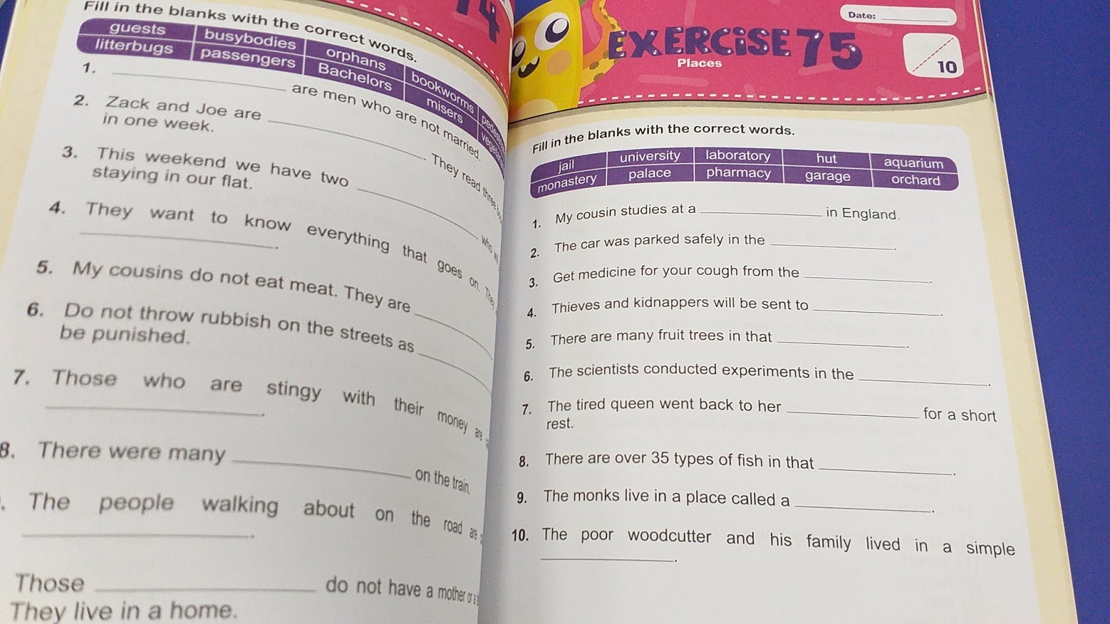 Kid Books Blog: 569.Basic Vocabulary Workbook 1-6