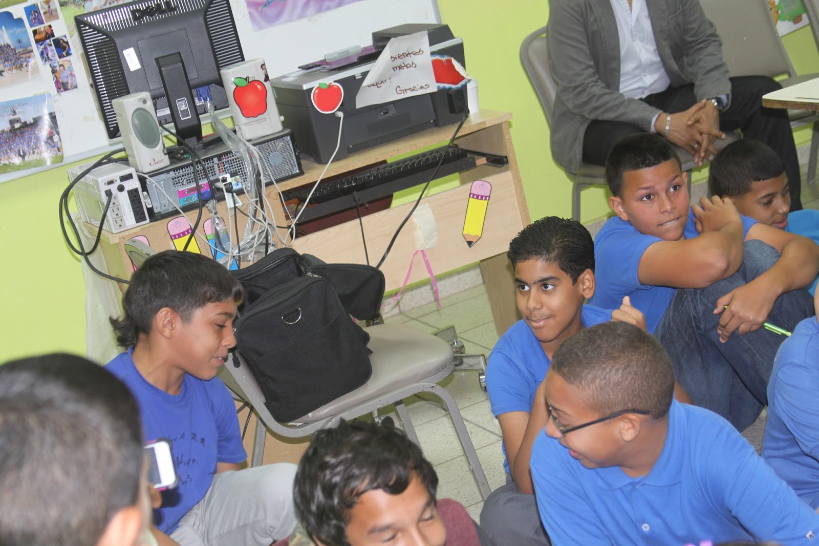 Visita a la Escuela Elemental Urbana Nueva de Ceiba, P.R.