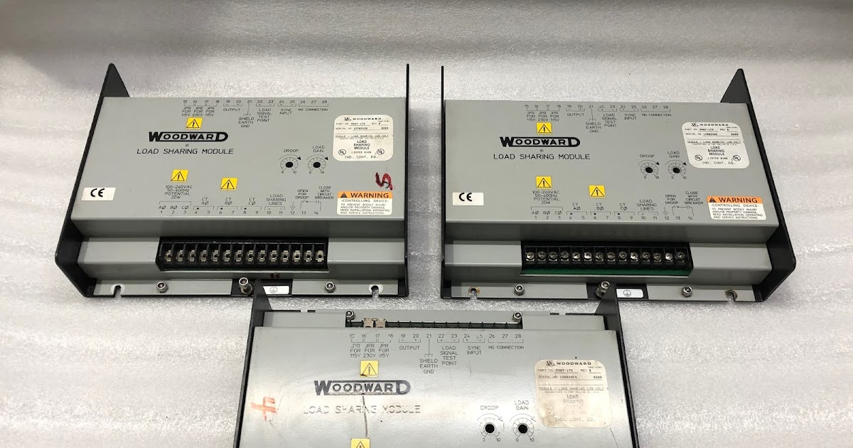 WOODWARD 9907-173 LOAD SHARING MODULE 120V