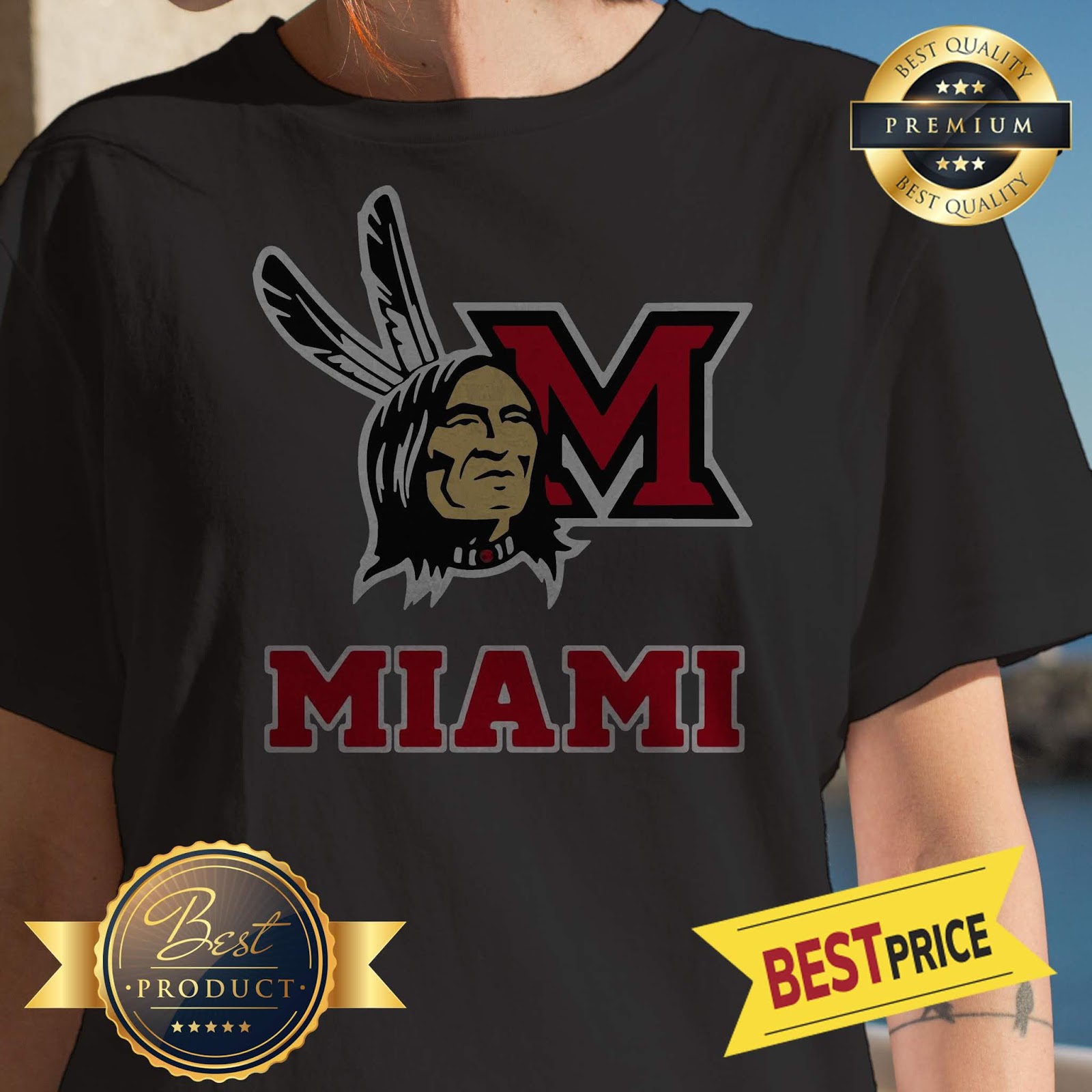 Washington Redskins and Miami Logo Sport Shirt