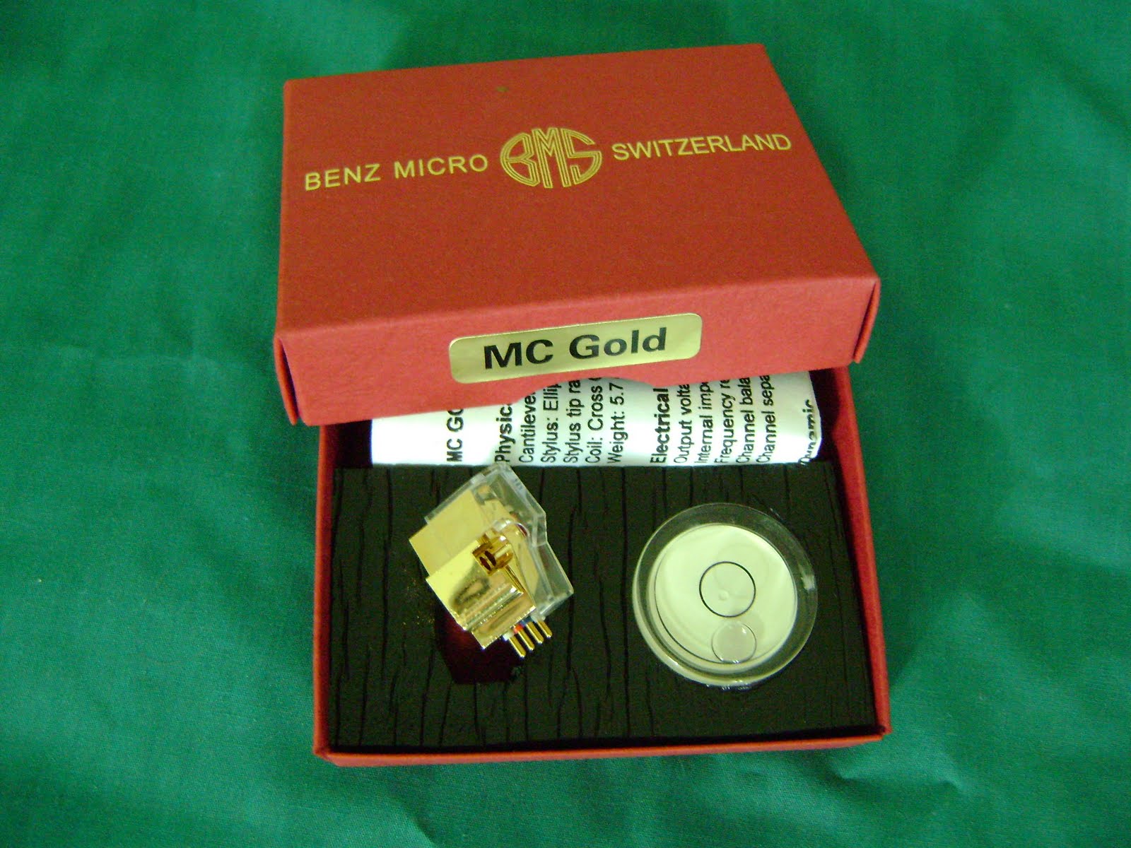 KINTA VALLEY AUDIO: Benz Micro MC Gold cartridge ( New ) Sold