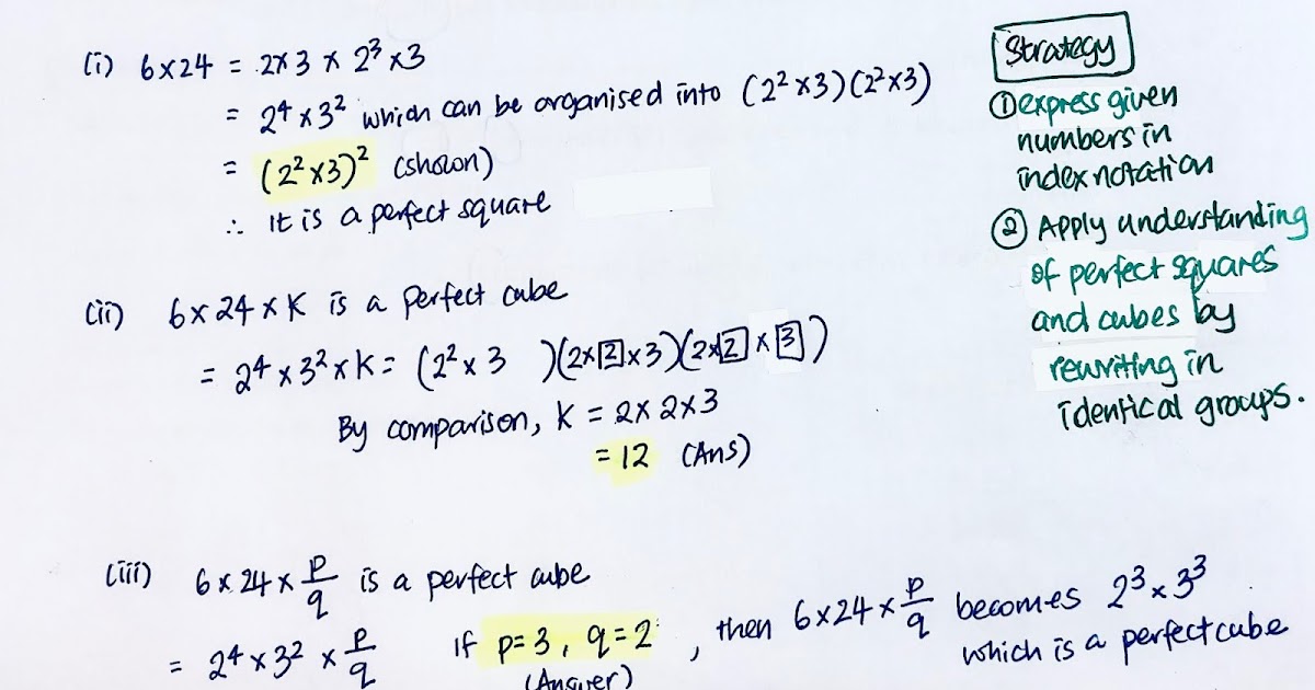2021 S1-06 Mathematics: [For Reference] Study Notes (p11) Problem ...