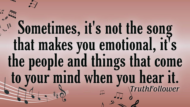 Music can bring back lot of memories