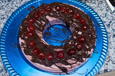 Corona de helado de fresa, coco y chocolate | El Baúl de las delicias