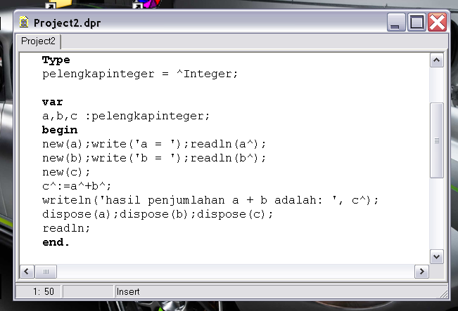 Pointer, Tipe Data Paling Fleksibel Pada Bahasa Pemrograman Delphi ... Pointer, Tipe Data Paling Fleksibel Pada Bahasa Pemrograman Delphi ...