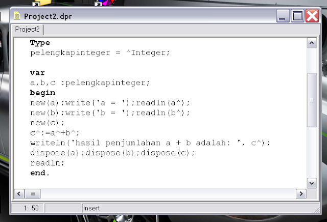 Pointer, Tipe Data Paling Fleksibel Pada Bahasa Pemrograman Delphi ... Pointer, Tipe Data Paling Fleksibel Pada Bahasa Pemrograman Delphi ...