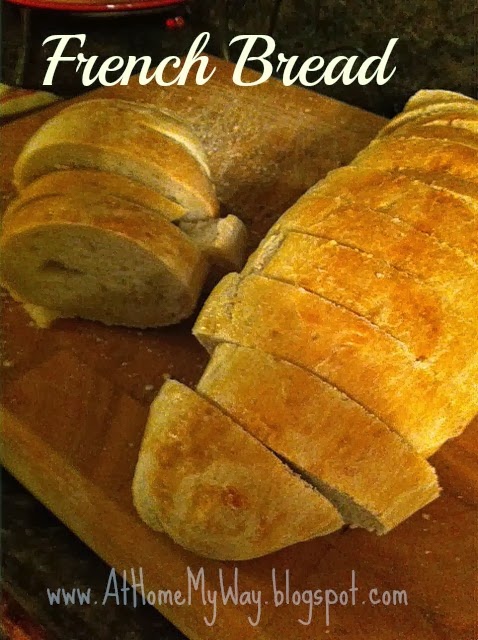 At Home My Way: French Bread in a New French Bread Pan-Love it!