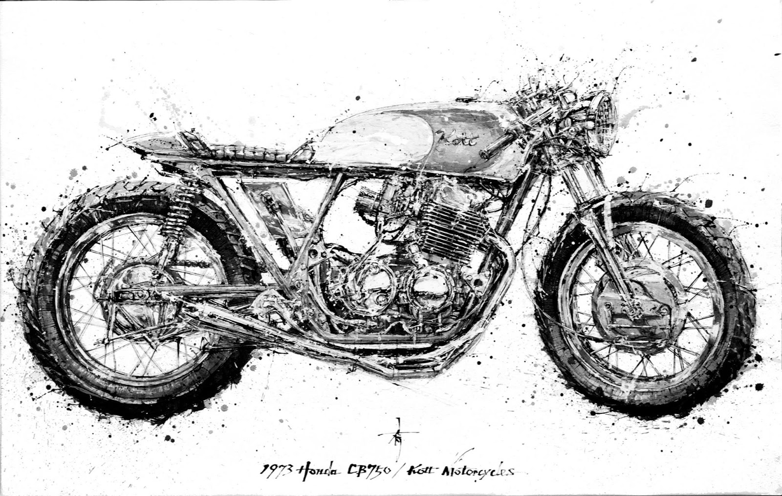 Motogrrl by Makoto Endo - RocketGarage - Cafe Racer Magazine
