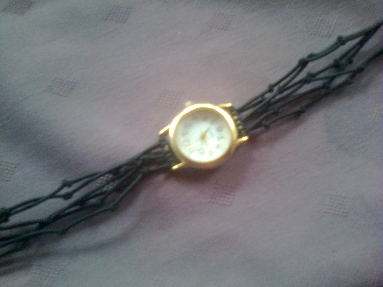 Making a home made, hand made watch strap...