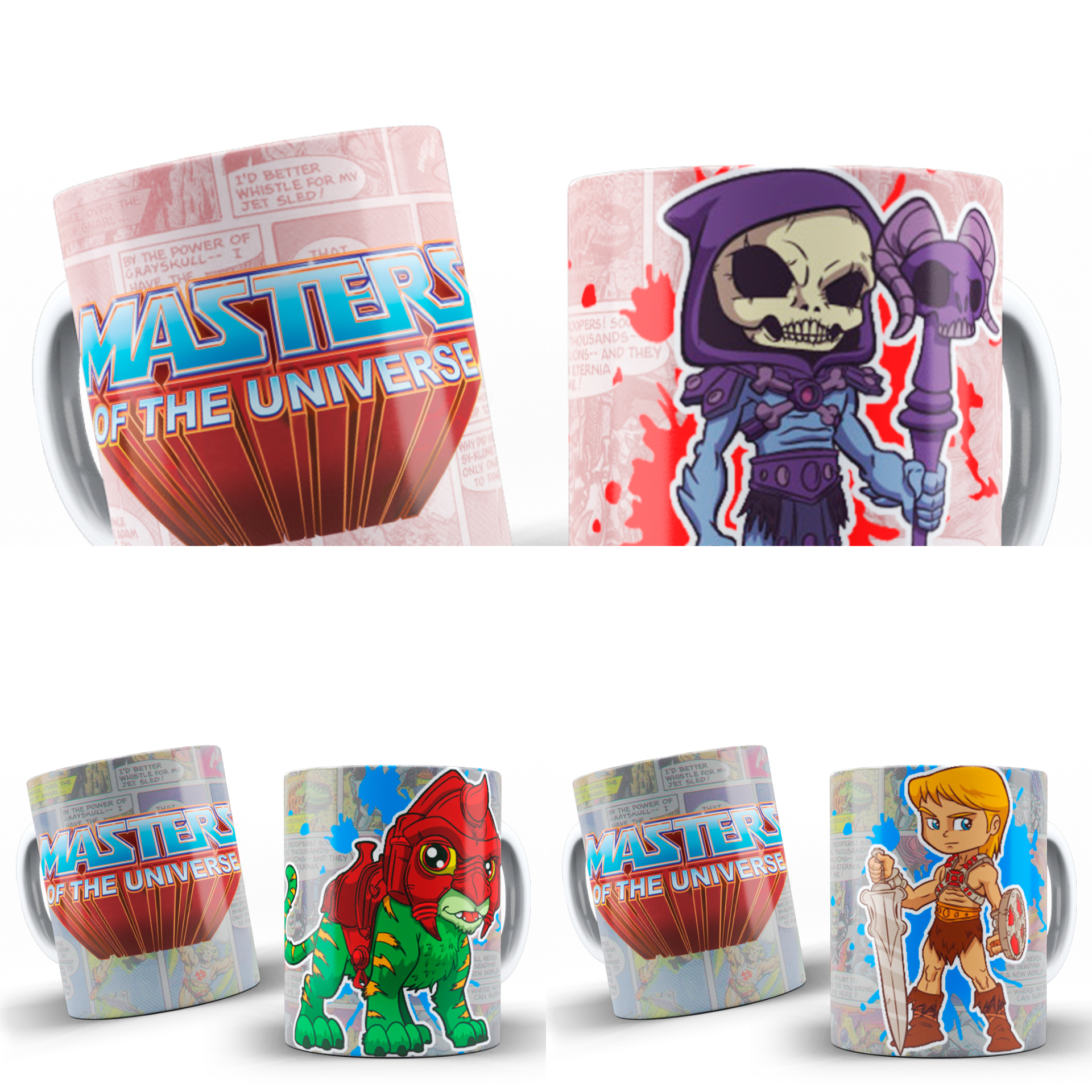 PLANTILLAS HE MAN CHIBI