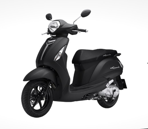 Sơn xe Yamaha Nozza Grande màu đen nhám - SƠN XE SÀI GÒN