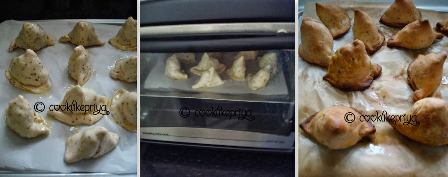 Cook like Priya: Baked Samosa | Oven Baked Samosa | Step by Step Recipe