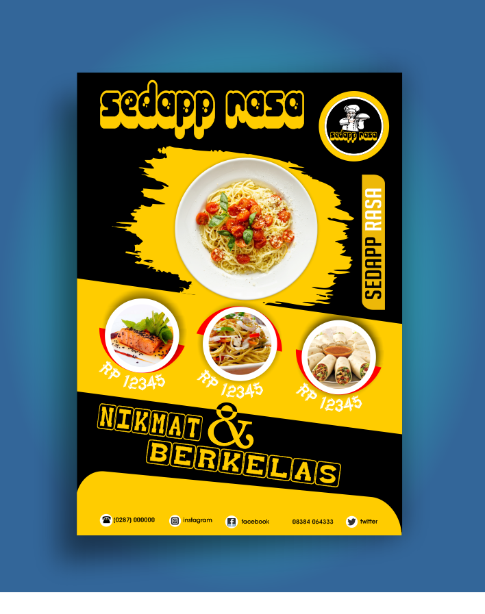 DESAIN BROSUR MAKANAN