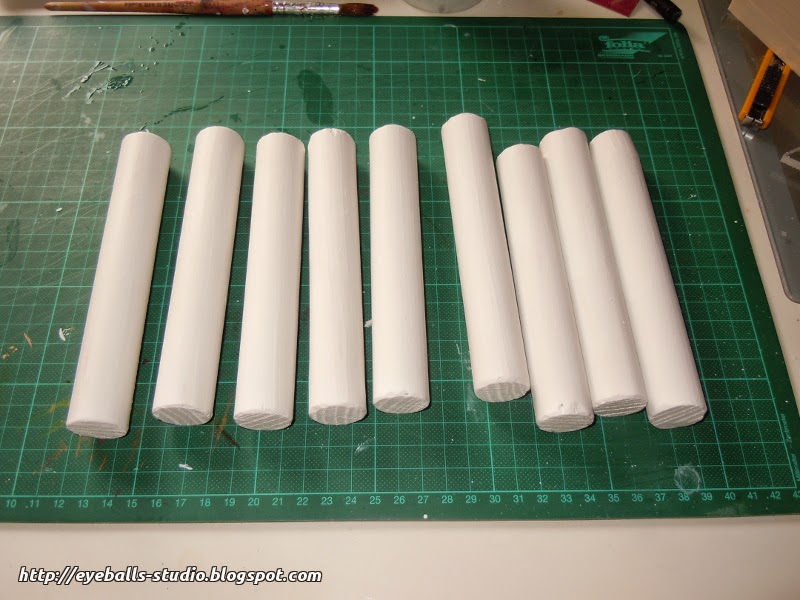 Quick and easy plutonium rods ~ Eyeballs Studio