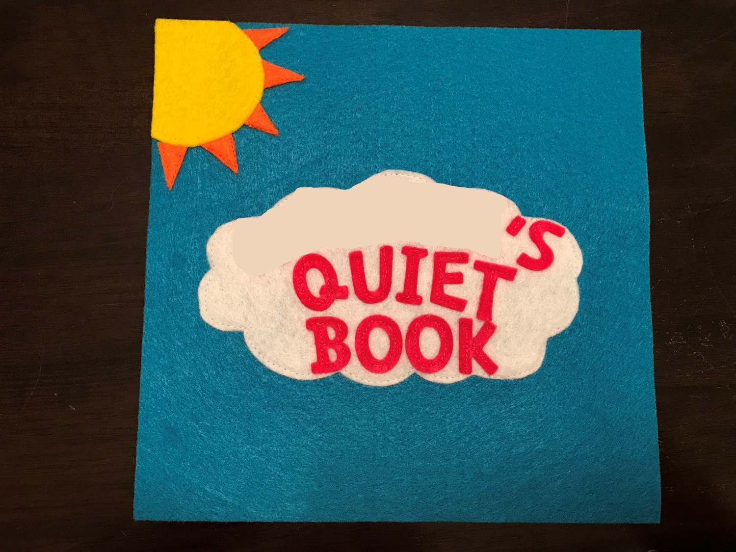 From Woo to You: DIY: How to Sew a Quiet Book